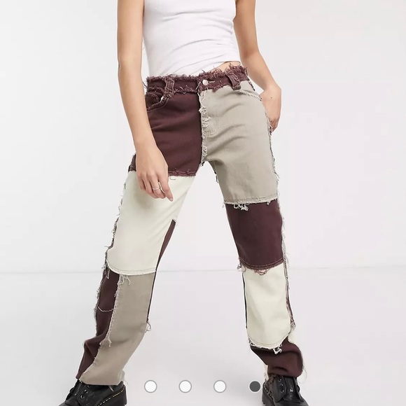 Jaded London | Jeans | Jaded London Patchwork Denim Jeans 26 | Poshmark